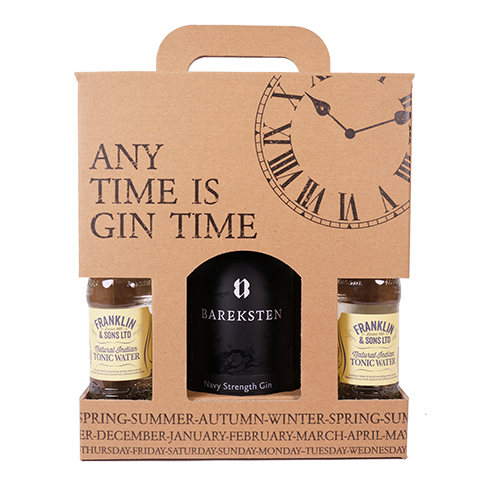 Gin Time - Bareksten Navy Strength Gin & 4 x Indian Tonic